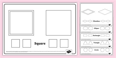 2d Shapes Modelling Dough Mats Preschool