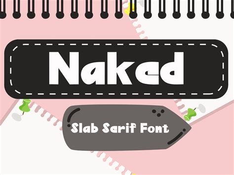 Naked Font By Pukka De Creative Fabrica