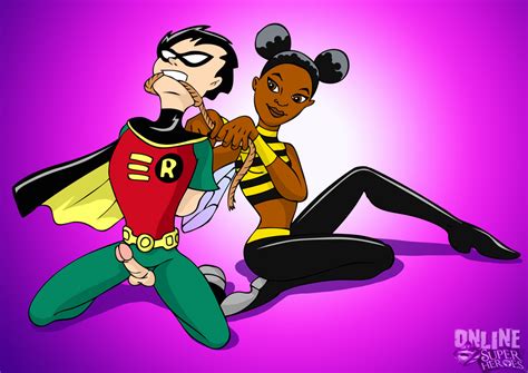 Rule 34 Bumblebee Dc Dc Dc Comics Dick Grayson Female Femdom Human Karen Beecher Male