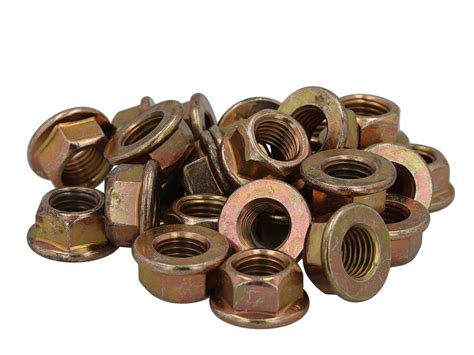Ahrma Elsinore Nut Bolt Mc Hardware Hex Head Smooth Flange Nuts M10 X 1
