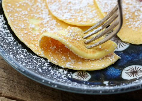 2 Ingredient Cream Cheese Pancakes Barefeet In The Kitchen