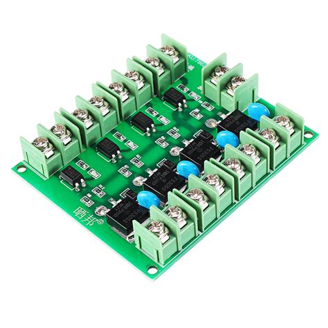 F5305S Mosfet Module PWM Input Steady 4 Channels 4 Route Pulse Trigger Switch DC Controller E