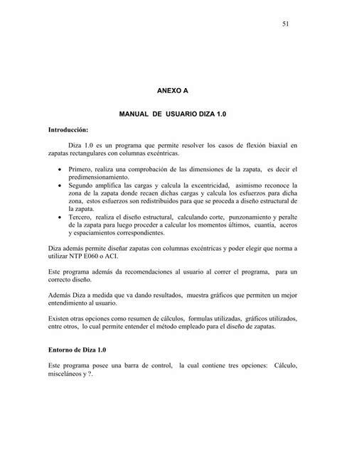 (PDF) ANEXO A MANUAL DE USUARIO DIZA 1 - Biblioteca · PDF file51 ANEXO ...