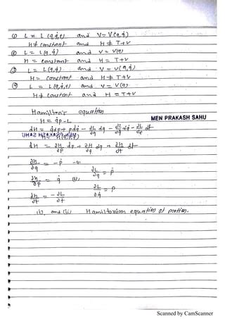 Hamiltonian Dynamics CLASSICAL MECHANICS PDF