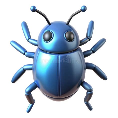 Cyber Bug 3d Illustration Representing Digital Threats And System