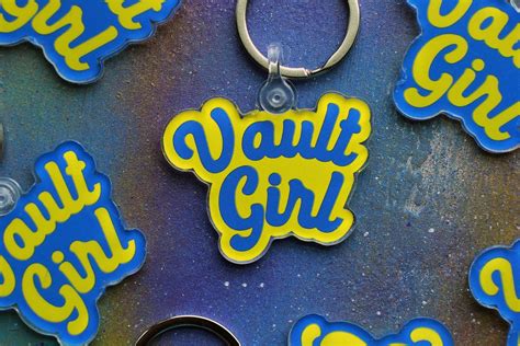 keychain vault girl fallout game series new vegas trending comicon