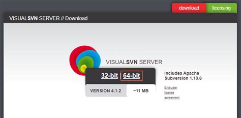 Windows 에서 VISUAL SVN SERVER 설치하기