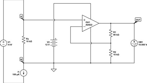 Adc Differential Reading Of Shunt Resistance Measurement In High Voltage Electrical