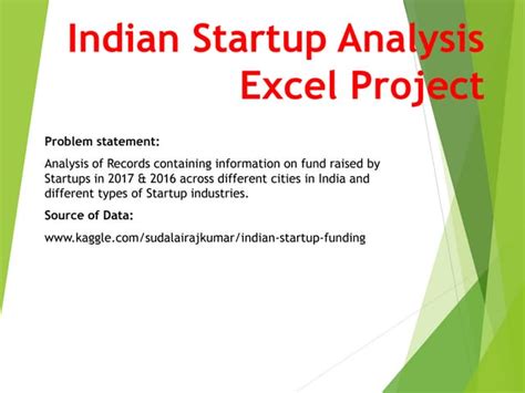 Indian Startup Analysis Ppt