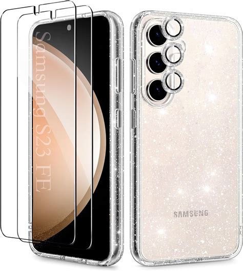 Glitter Clear Case For Samsung Galaxy S23 Fe 5g With Diamond Sparkle