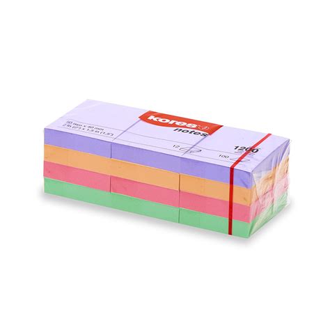Kores Pastel Sticky Memo Pad Set The Papery