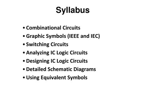 Ece 171 Digital Circuits Chapter 6 Logic Circuits Ppt Download