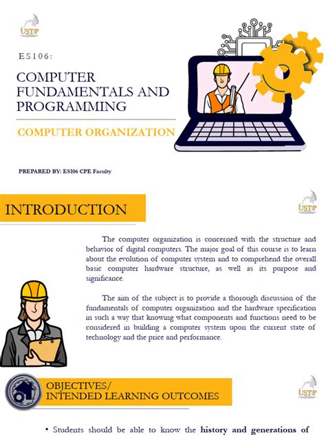 Es106 Cfp Module 1 Computer Organization Pdf Computer Hardware Computer Program