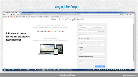 Langkah Pertama Langkah Pertama Buka Browser ( google Crome atau Mozila ...