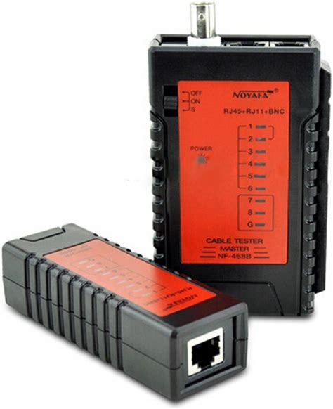 Cruser Nf 468b Network Lan Cable Wire Tester Rj45 Rj11 Rj12 Bnc Cat5 Tracker Wire Cable Tracer