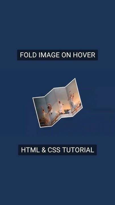 Fold Image On Hover Using Html Css Animation Codecompanion93 Youtube