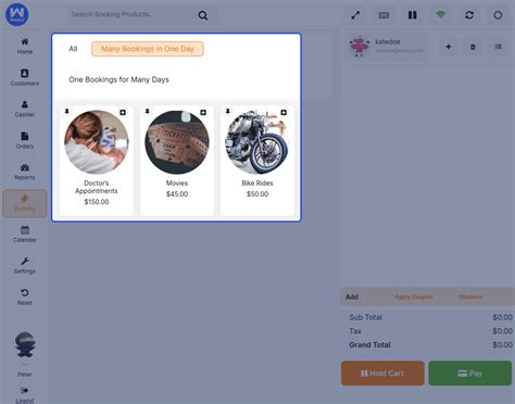 Woocommerce Booking Pos System Point Of Sale Reservation Plugin Webkul