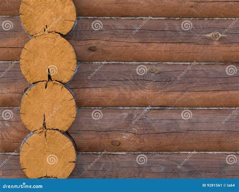 Log House Structure Of Wood Building Home Exterior Stock Image Image