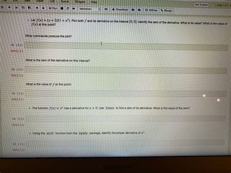 Solved Edit View Insert Coll M P Kernel Widgets Help