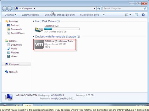 Install Vmware Tools cho windows 7 Thủ thuật máy tính