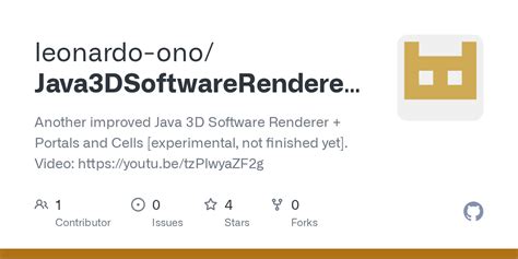 Github Leonardo Ono Java3dsoftwarerendererportalscells Another Improved Java 3d Software