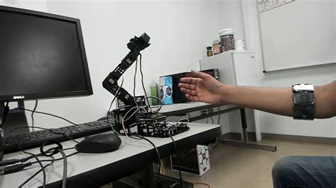 Controlling Arduino Based Robotic Arm Through Emg Data Using Myo Band