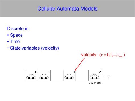 Ppt Cellular Automata Modelling Of Traffic In Human And Biological
