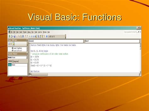 Ppt Gis And Programming With Visual Basic Powerpoint Presentation