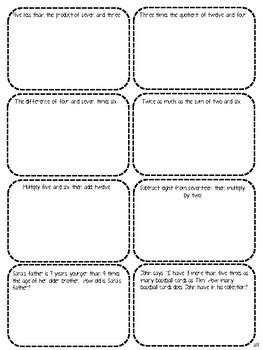 Numerical Expressions Differentiated Interactive Notes By Caffeinated Classroom