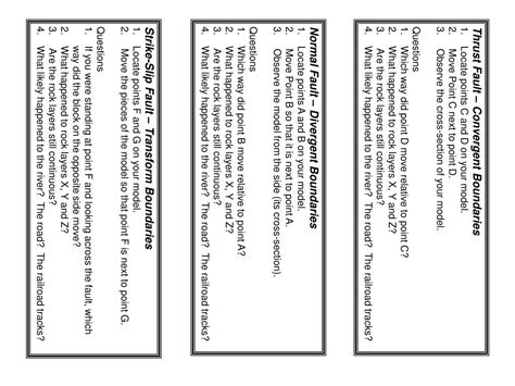 PPT Thrust Fault Convergent Boundaries Locate Points C And D On Your Model PowerPoint