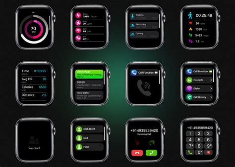 Smartwatch Ui Kit On Behance