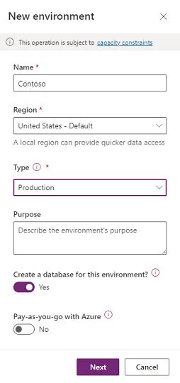 power platform 관리 센터에서 환경 만들기 및 관리 power platform microsoft learn