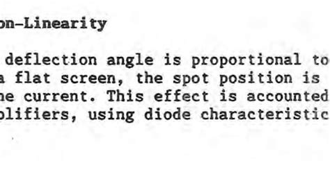 Lecroy 9430 Service Manual Snippet On Crt Deflection Non Linearity Imgur