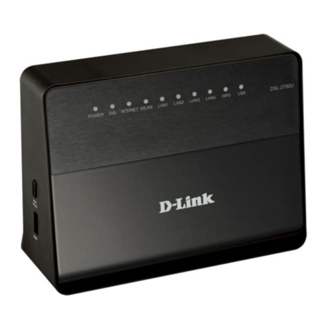 D LINK DSL 2750U USER MANUAL Pdf Download ManualsLib