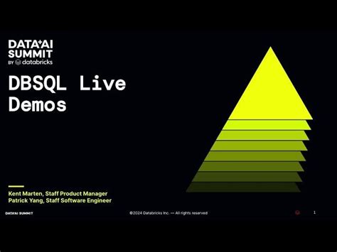Free Video Whats New In Databricks Sql With Live Demos From Databricks Class Central