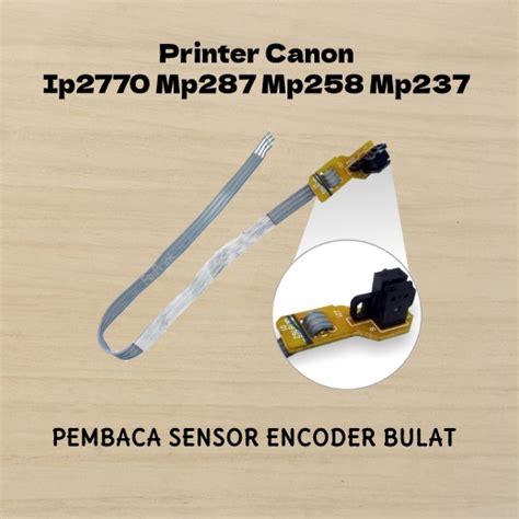 Jual Sensor Timing Disk Pembaca Sensor Encoder Bulat Canon Ip2770 Mp258 Mp287 Used Shopee