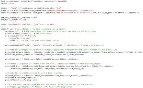 examining deepseek v3 python source code