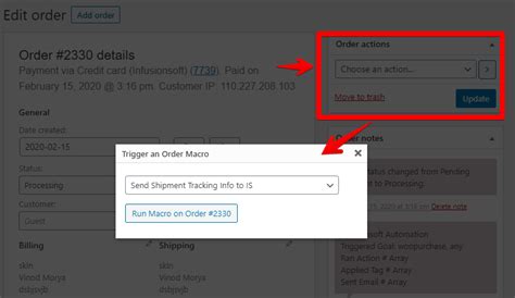 Using Woocommerce Shipment Tracking Merge Fields Infusedaddons Guides
