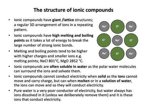 Ionic Bonding And Structure