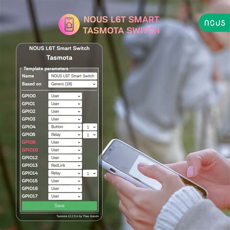 Releu Wireless Inteligent Nous L6t 10a Tasmota Emag Ro