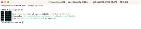 How To Install Yarn On Ubuntu Devtutorial
