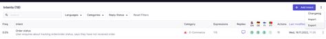 Importing And Exporting Intents For Advanced Ai Agents Zendesk Help