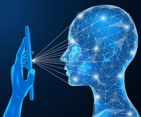 Digital Identification Stock Vector Illustration Of Mobile 357344882