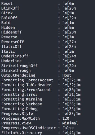 pwsh 7 2 1 psstyle color rendering fails on windows terminal and