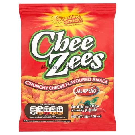 Sunshine Snacks Cheezees Jalapeno Flavour 45g