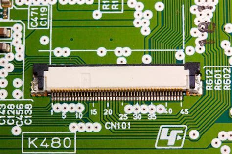 Premium Photo Modern Electronic Board Closeup