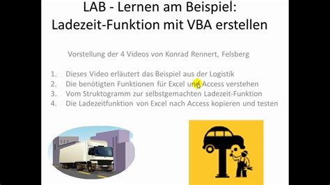 Funktionen Zu Excel Und Access Mit Vba Erstellen Teil1 Von 4 Youtube