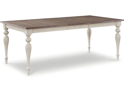 Bassett Furniture Amelia Oak Rectangle Dining Table With Leaf Furniture