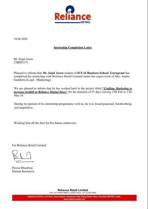 Sujal Arora On Linkedin Internship Marketingstrategy Reliancedigital Retailmarketing Pgpm