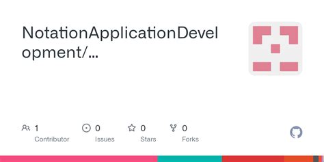 GitHub NotationApplicationDevelopment FlutterLearningApp